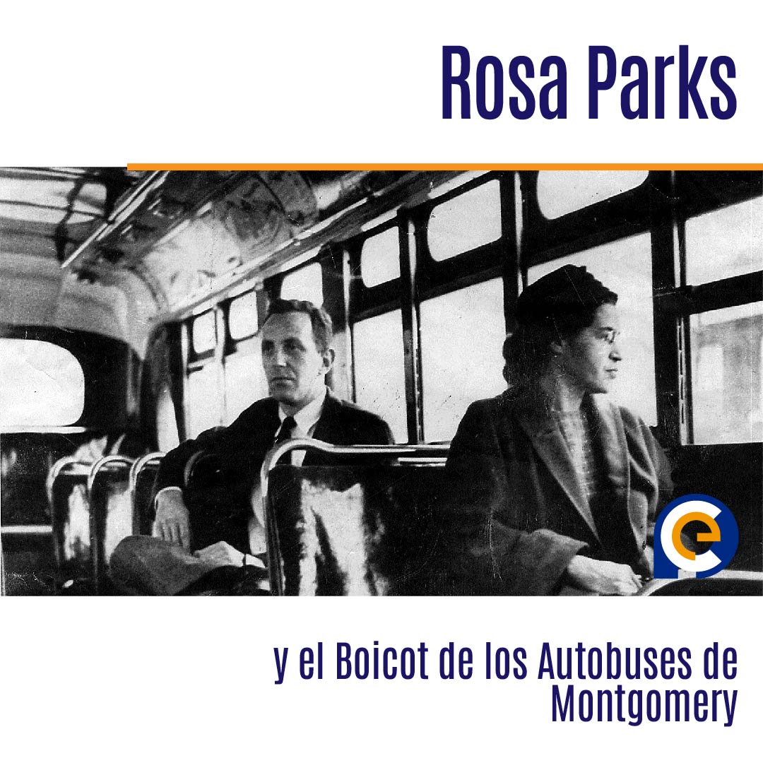 En 1955, Rosa Parks se niega a ceder su asiento dando inicio al boicot ...
