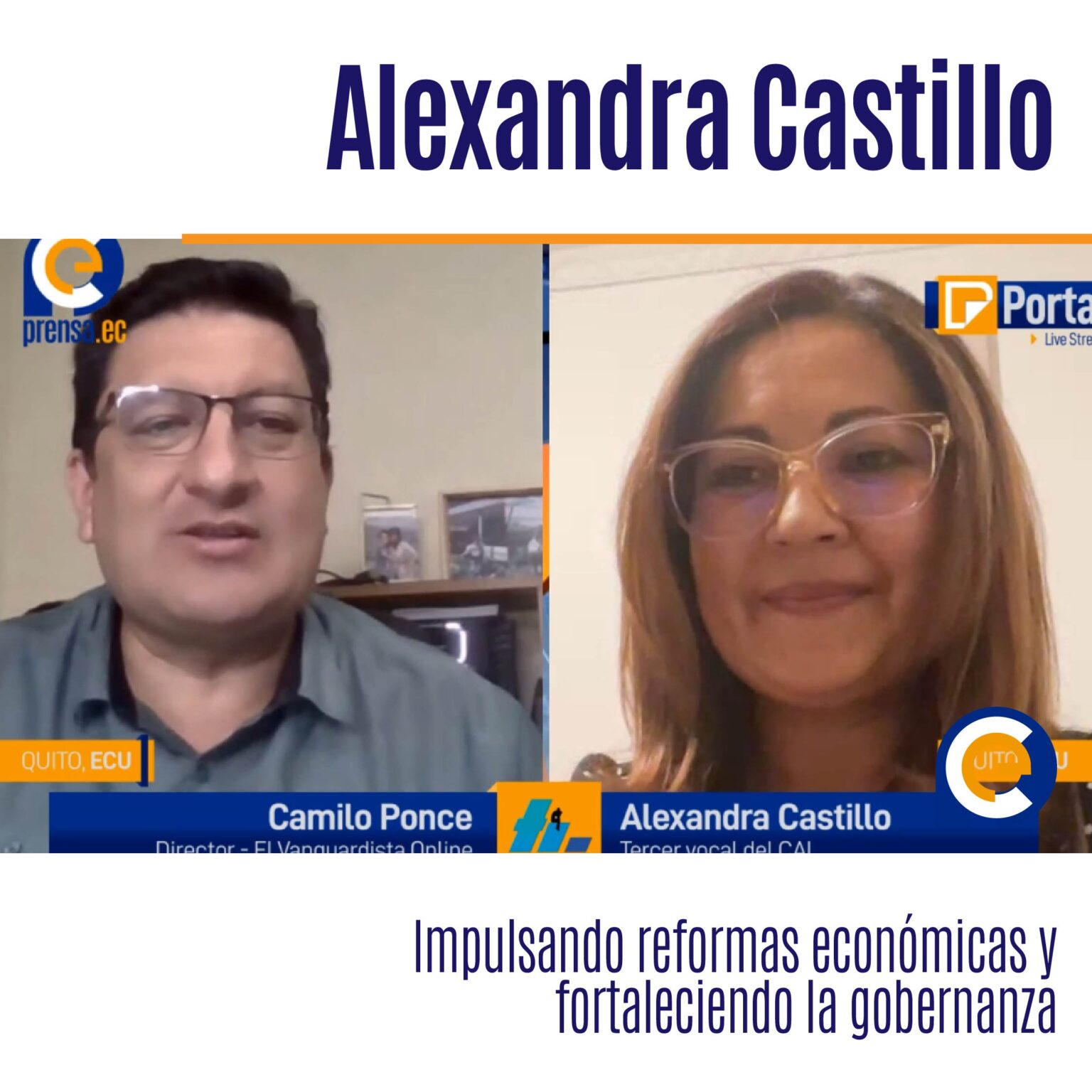 Alexandra Castillo: Impulsando reformas económicas y fortaleciendo la ...