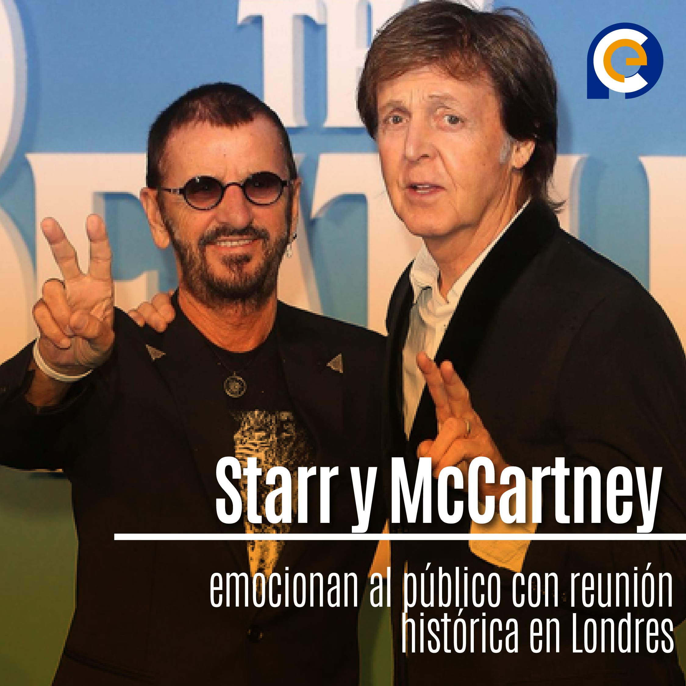 Ringo Starr y Paul McCartney emocionan al público con reunión histórica ...