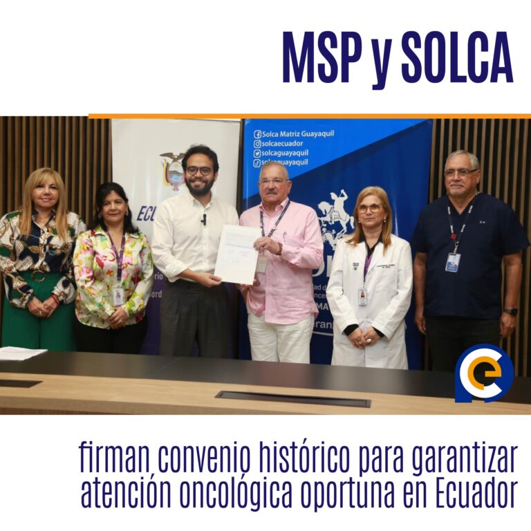 MSP y SOLCA firman convenio histórico para garantizar atención ...