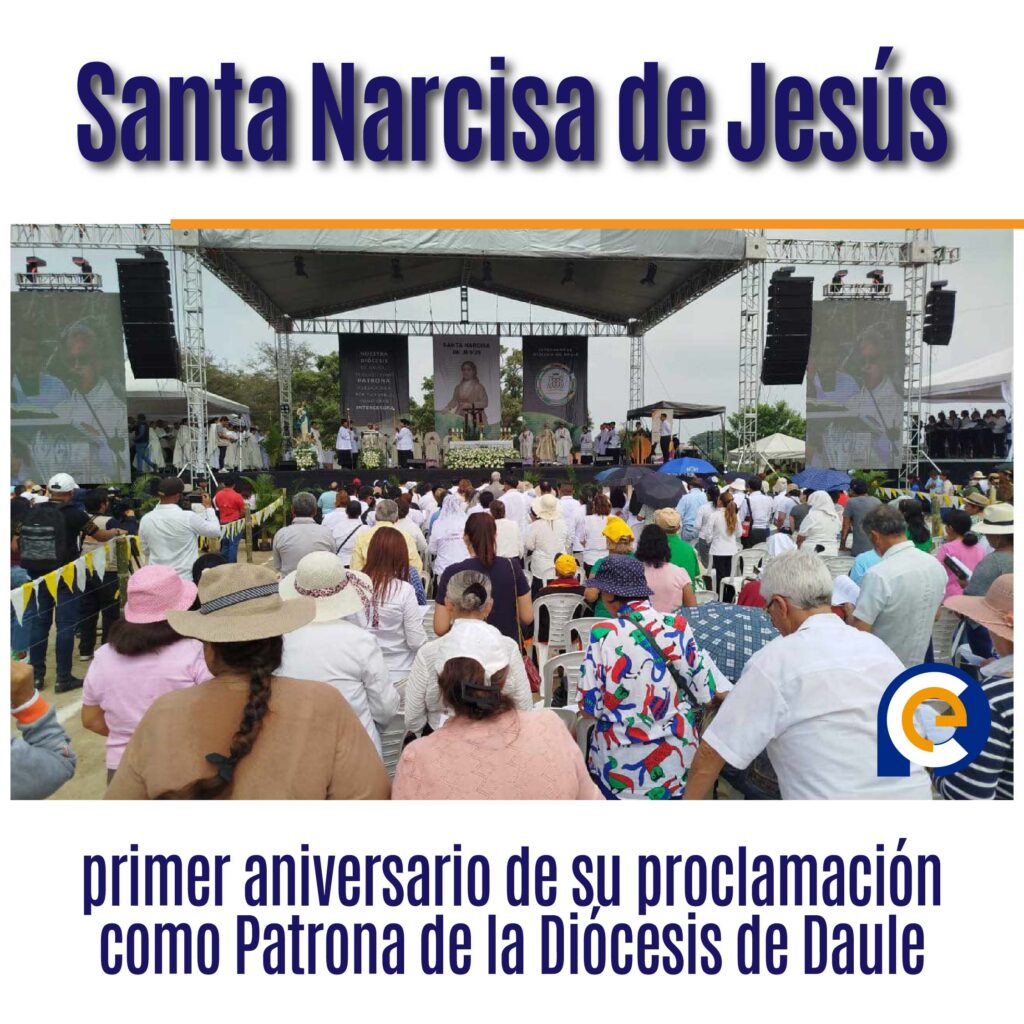 Santa Narcisa: 1er aniversario como Patrona de Daule